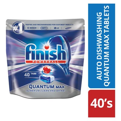 Finish Quantum Auto Dishwashing tablets Regular 40's | PnP