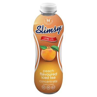 Slimsy 6% Peach Flavoured Ice Tea Concentrate 1L | PnP