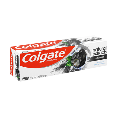 Colgate Natural Extracts Charcoal, Pure Clean Toothpaste 75ml | PnP