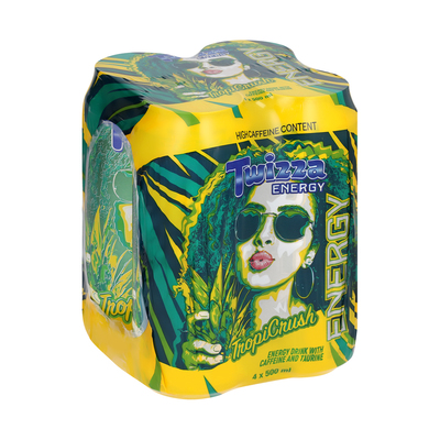 Twizza Tropicrus Energy Drink 4 x 500ml | PnP