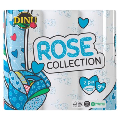 Dinu Collection Blue Rose Toilet Rolls 2 Ply 9s | PnP