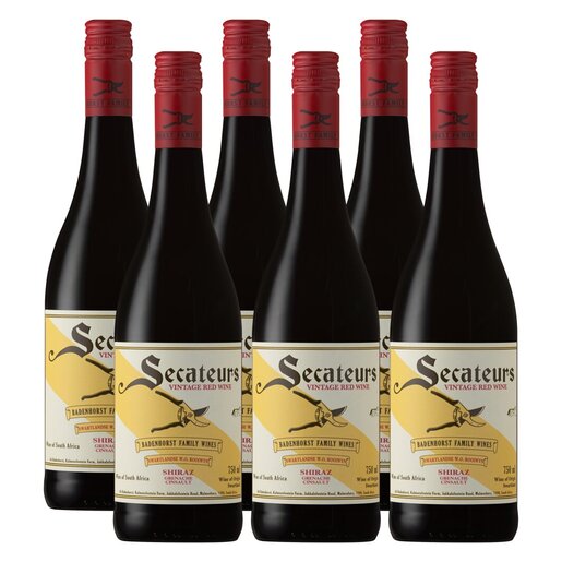 Secateurs Red Blend 750ml x6 | PnP
