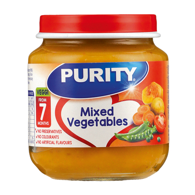 Purity Jar Mixed Vegetables 125ml from 7 months | PnP