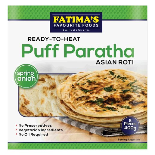 Fatima's Onion Paratha Puff Pastry 400g | PnP