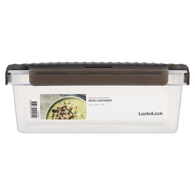 LocknLock Wave Rectangular Container 3.5L Grey | PnP