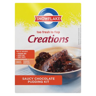 Snowflake Creations Saucy Chocolate Pudding Kit 510g | Smart Price ...