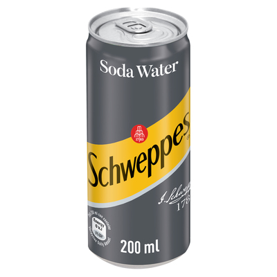 Schweppes Soda Water Can 200ml x 4320 | PnP