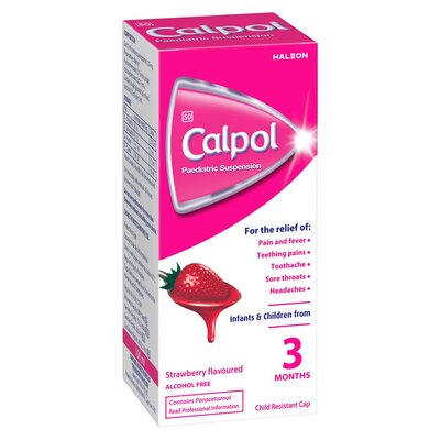 Calpol Strawberry Flavoured Paediatric Syrup 100ml | PnP