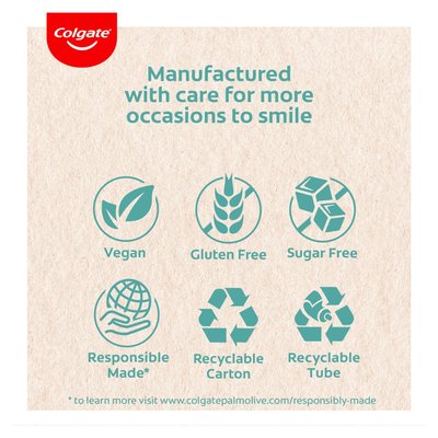 Colgate Natural Aloe & Green Tea, Gum Care, Toothpaste 75ml | Smart ...