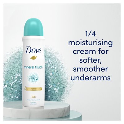 Dove Mineral Touch Antiperspirant Deodorant Body Spray 150ml | PnP