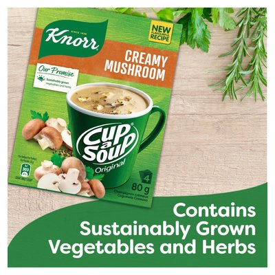 Knorr Cup-A-Soup Creamy Mushroom Instant Soup 4x20g | PnP