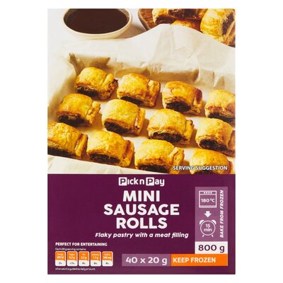 PnP Mini Sausage Rolls 40 Pack 40 Pack | PnP