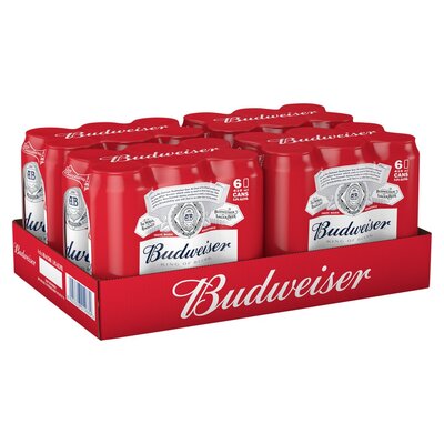 Budweiser Can 24 x 410ml | PnP