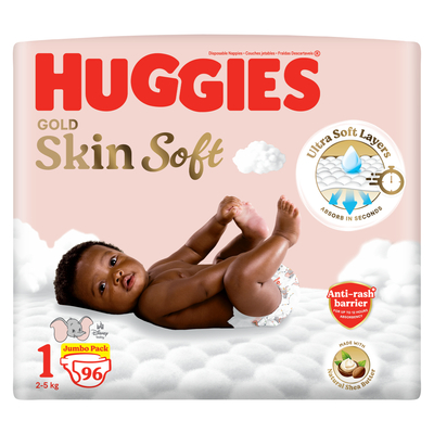 Cuddlers Gold's Size 2 Newborn Value Pack Disposable Nappies 66 Pack | PnP