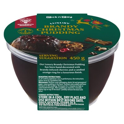 PnP Luxury Brandy Christmas Pudding 450g | PnP