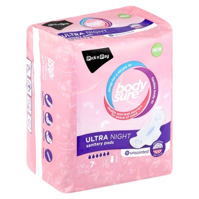 PnP Bodysure Ultra Night Pads 7 Pack | PnP