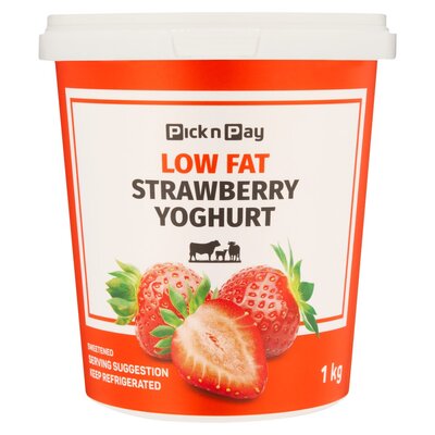 PnP Low Fat Strawberry Yoghurt 1kg | PnP