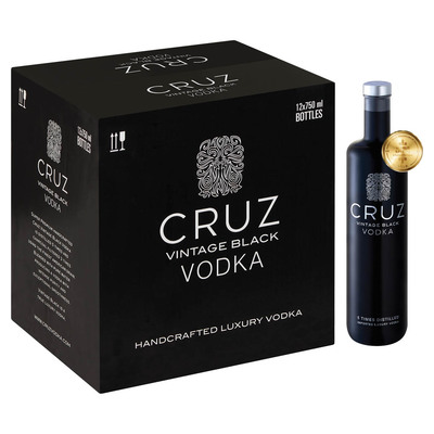 Cruz Vintage Black Vodka 750ml x 12 | PnP