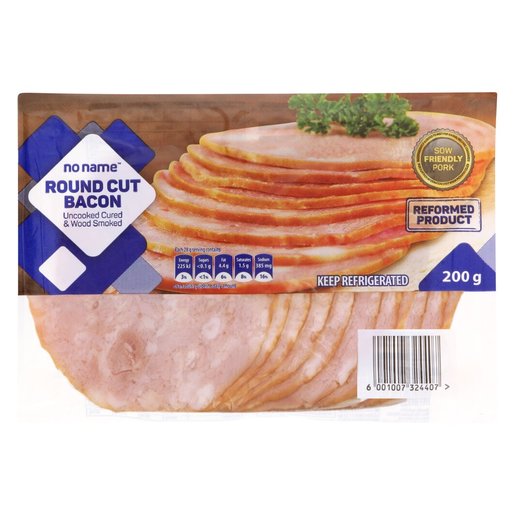 No Name Round Cut Bacon 200g | PnP