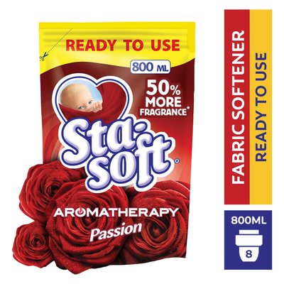 Sta-Soft Aromatherapy Passion Fabric Softener Doypack 800ml | PnP