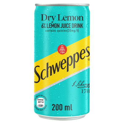 Schweppes Dry Lemon Can 300ml | PnP
