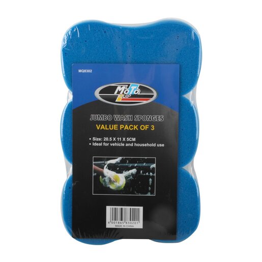 Moto-quip Jumbo Wash Sponge 3 Pack | Smart Price Specials | PnP Home
