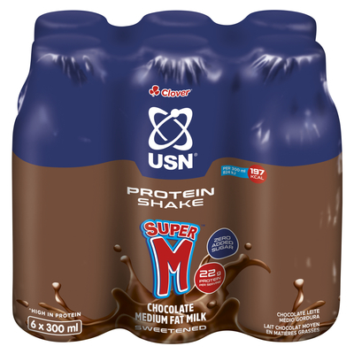 Super M Chocolate Medium Fat Milk Protein Shake 300ml | PnP