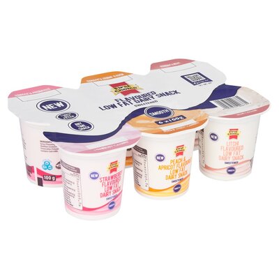 First Choice Low Fat Strawberry, Peach & Apricot & Litchi Flavoured ...