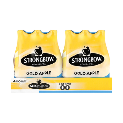 Strongbow Gold Apple 0.0 Non Alcoholic 24 x 330ml | PnP