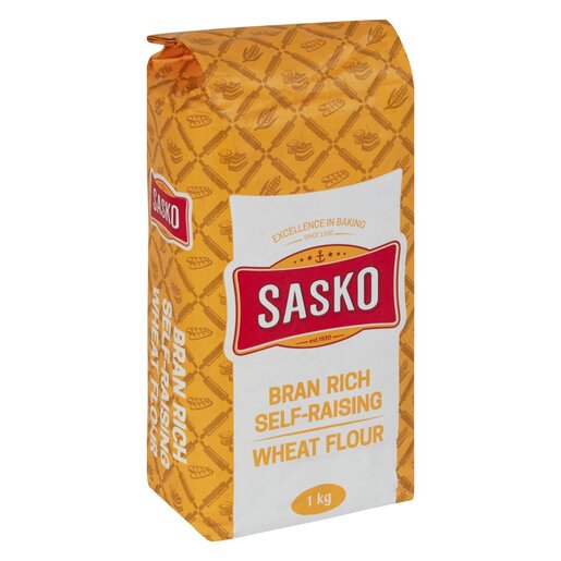 Sasko Self Raising Bran Flour 1kg | PnP