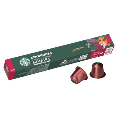 Starbucks® Single-Origin Sumatra By Nespresso® Dark Roast Coffee 10 ...