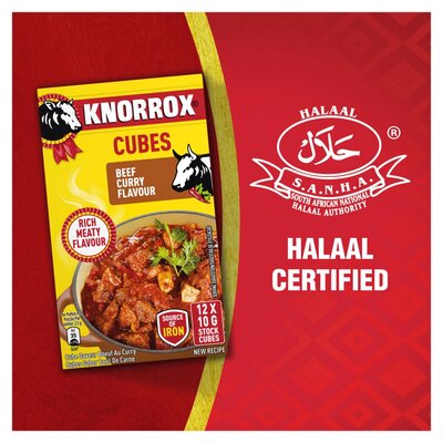 Knorrox Beef Curry Stock Cubes 12 x 10g | PnP