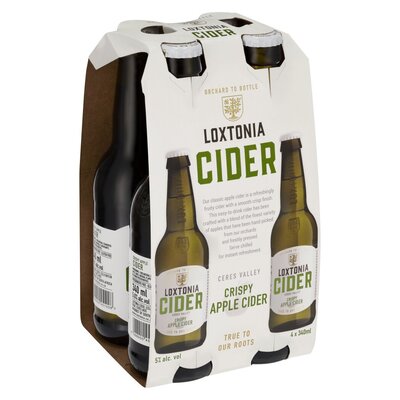 Loxtonia Cider Crispy Apple 4 x 340ml | PnP