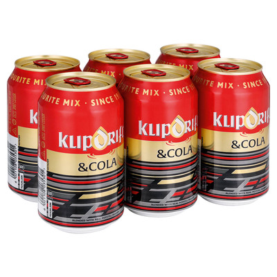 Klipdrift & Cola Can 6 x 300ml | PnP