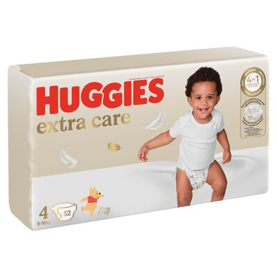 Huggies Extra Care Size 4, 52 Nappies | PnP