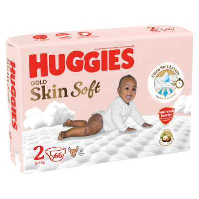 Huggies Gold Size 2 Value Pack, 66 Nappies | PnP