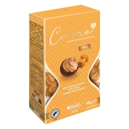 Witor's Cuore Caramel Milk Chocolate Truffles 145g | PnP