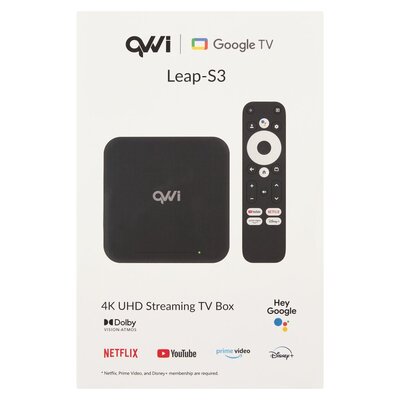 QVWI Leap S3 4K Streaming Box | PnP
