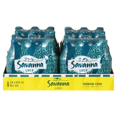 Savanna Loco Tequila Flavour 24 x 330ml | PnP