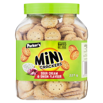 Parker's Sour Cream Mini Crackers 227g | PnP
