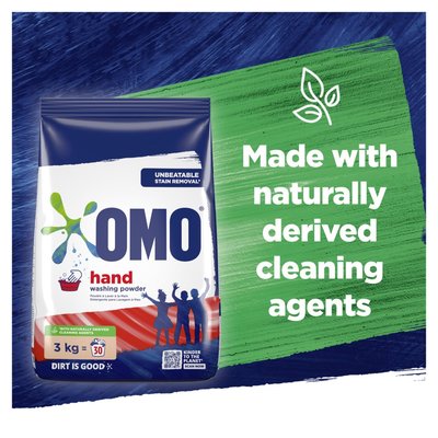Omo Stain Removal Hand Washing Powder Detergent 3kg | Smart Price ...