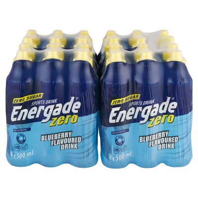 Energade Zero Sugar Blueberry Flavoured Sports Drink 24 x 500ml | PnP