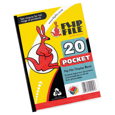 Flip File A5 20 Pocket Display Book | PnP