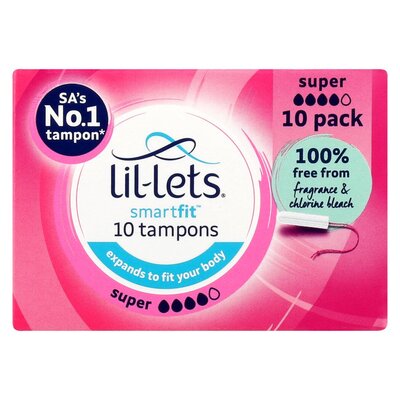 Lil-lets Smartfit Super Plus Tampons 10 Pack | PnP