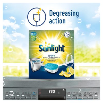 Sunlight Automatic Dishwashing Tablets 56 Pack | PnP