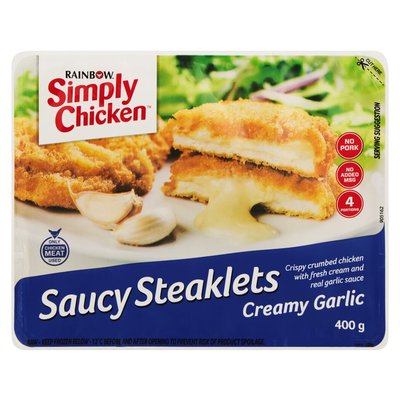 Rainbow Creamy Garlic Chicken Steaklets 400g | PnP