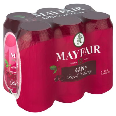 Mayfair Gin & Dark Cherry 6 x 440ml | PnP