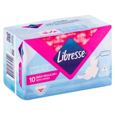 Libresse Normal Cotton Feel Maxi Pads 10 Pack | PnP
