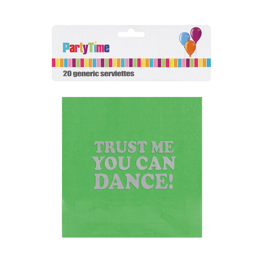 Party Time Party Serviettes 20 Pack | PnP
