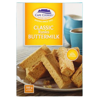 Cape Cookies Classic Buttermilk Rusks 500g | PnP